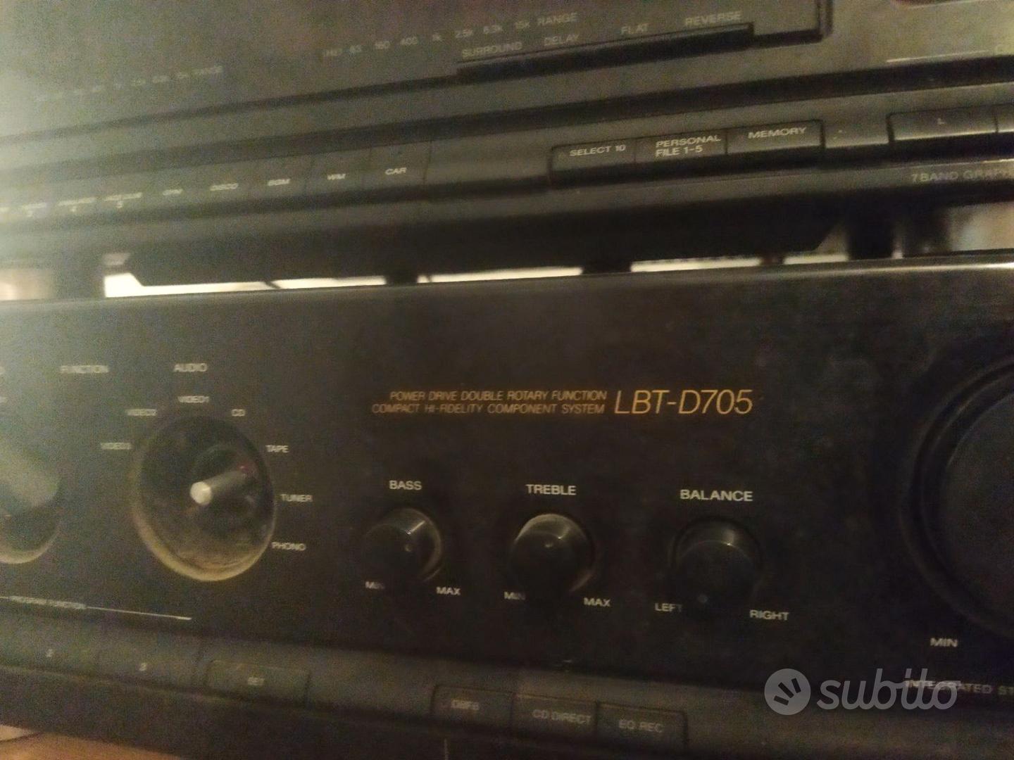 Amplificatore Sony lbt d705 - Audio/Video In vendita a Padova