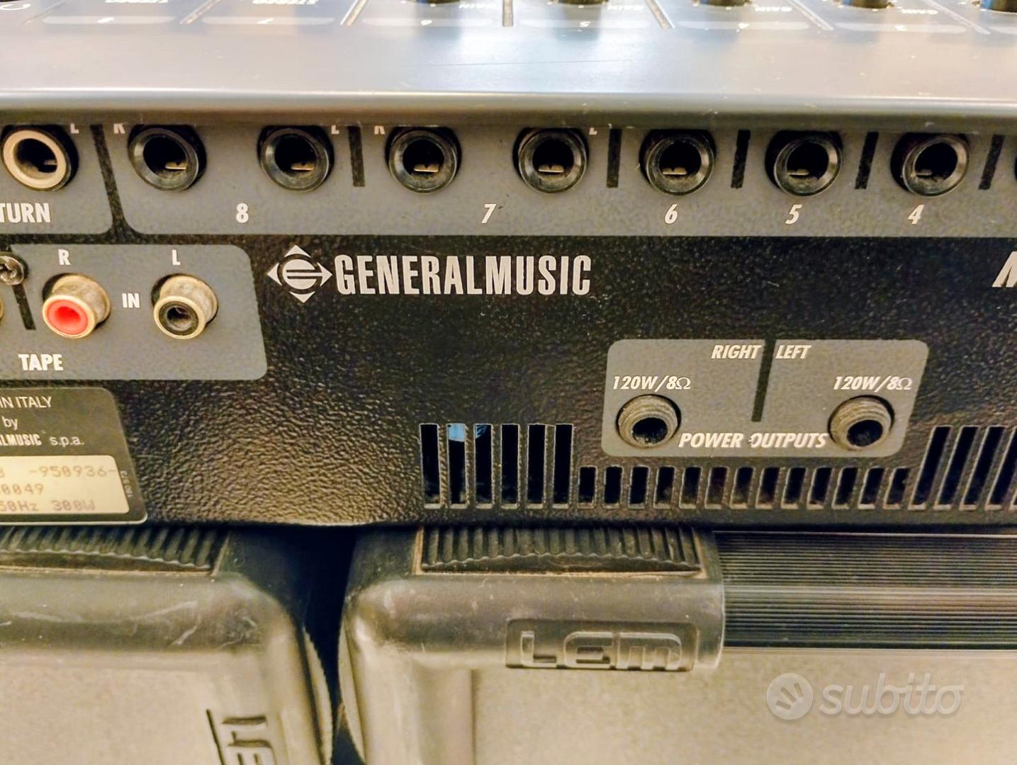Impianto Audio GEM Minipower 8 + Casse LEM 120 Gre - Strumenti Musicali ...