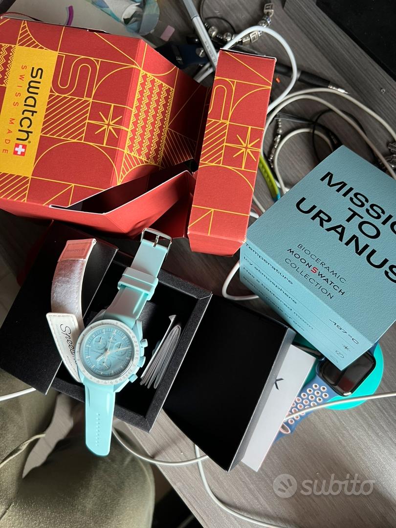 Omega x Swatch moonswatch mission uranus - Abbigliamento e Accessori In ...