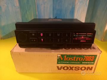 Autoradio vintage Voxson Mostro 7003 FM Stereo - Collezionismo In vendita a Roma