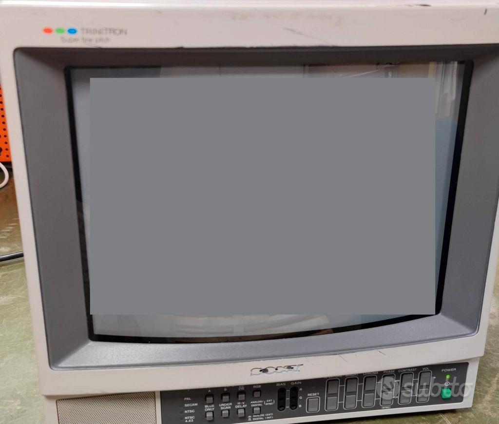 Monitor Sony trinitron PVM-1443MD CRT Colore - Audio/Video In vendita a ...