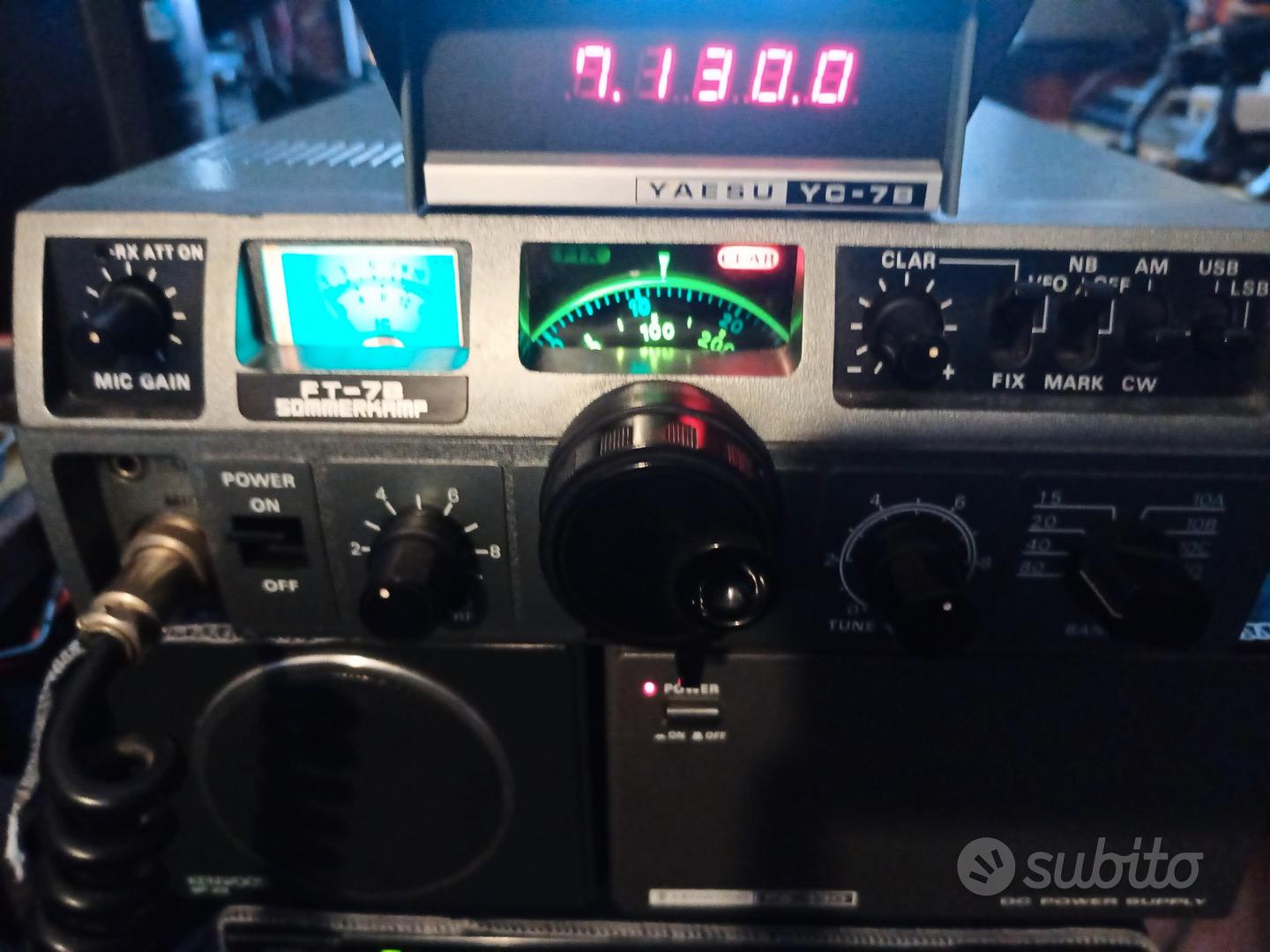 Sommerkamp FT-7B + Yaesu YC-7B - Audio/Video In vendita a Alessandria