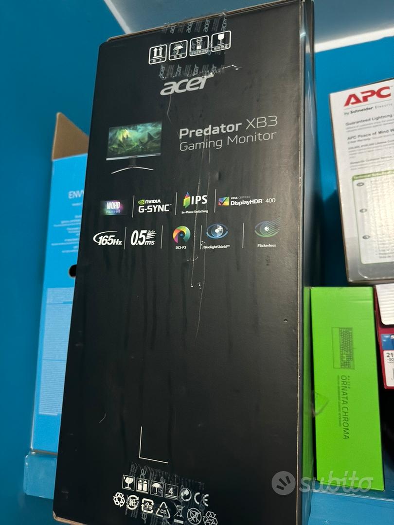 acer predator XB3 2k 165hz 0.5 ms gsync freesync - Informatica In ...