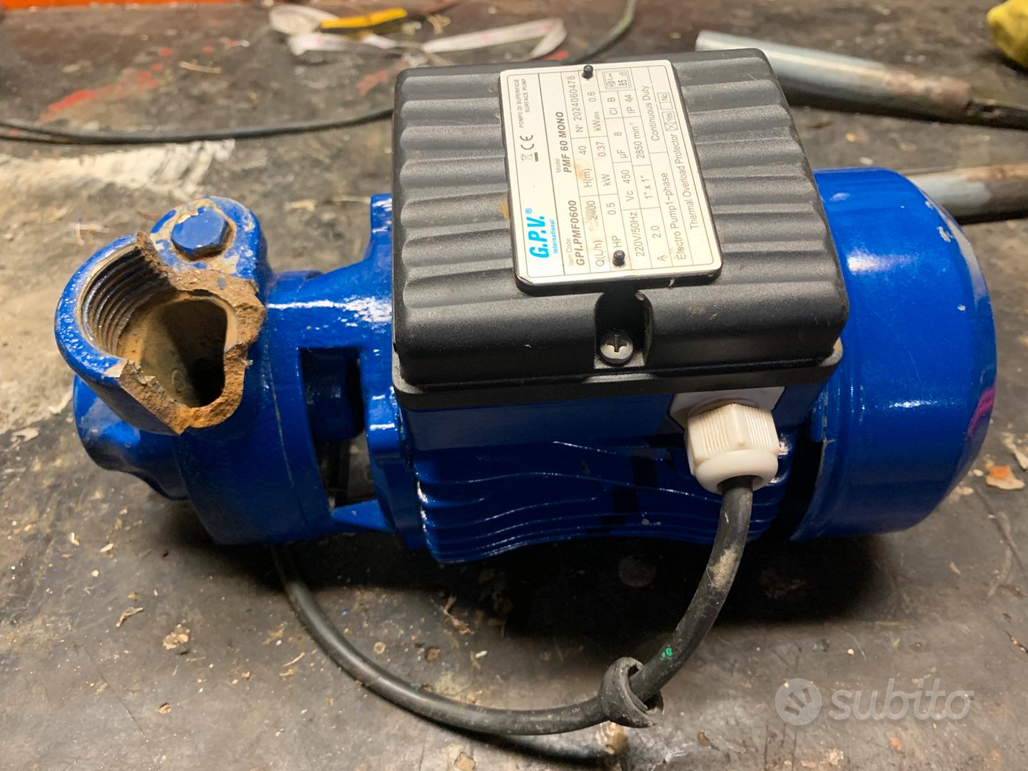 Elettropompa per acqua GVP 0,5hp - Giardino e Fai da te In vendita a ...