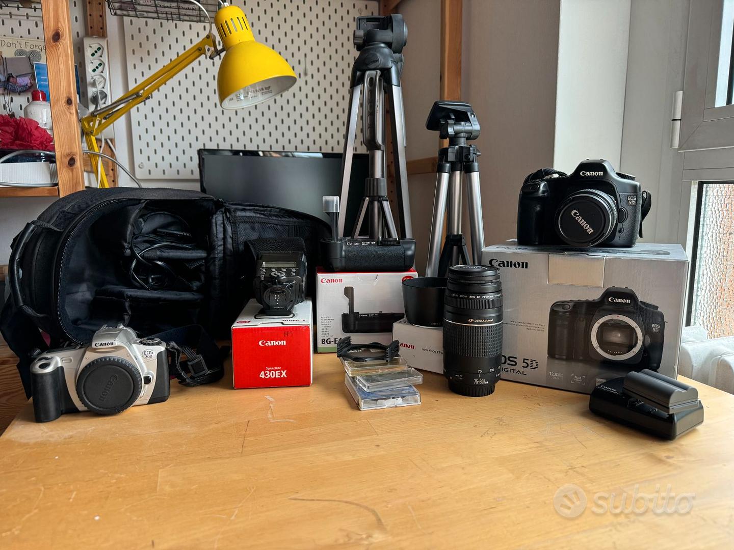 set Canon 5D ottimamente tenuto - Fotografia In vendita a Milano