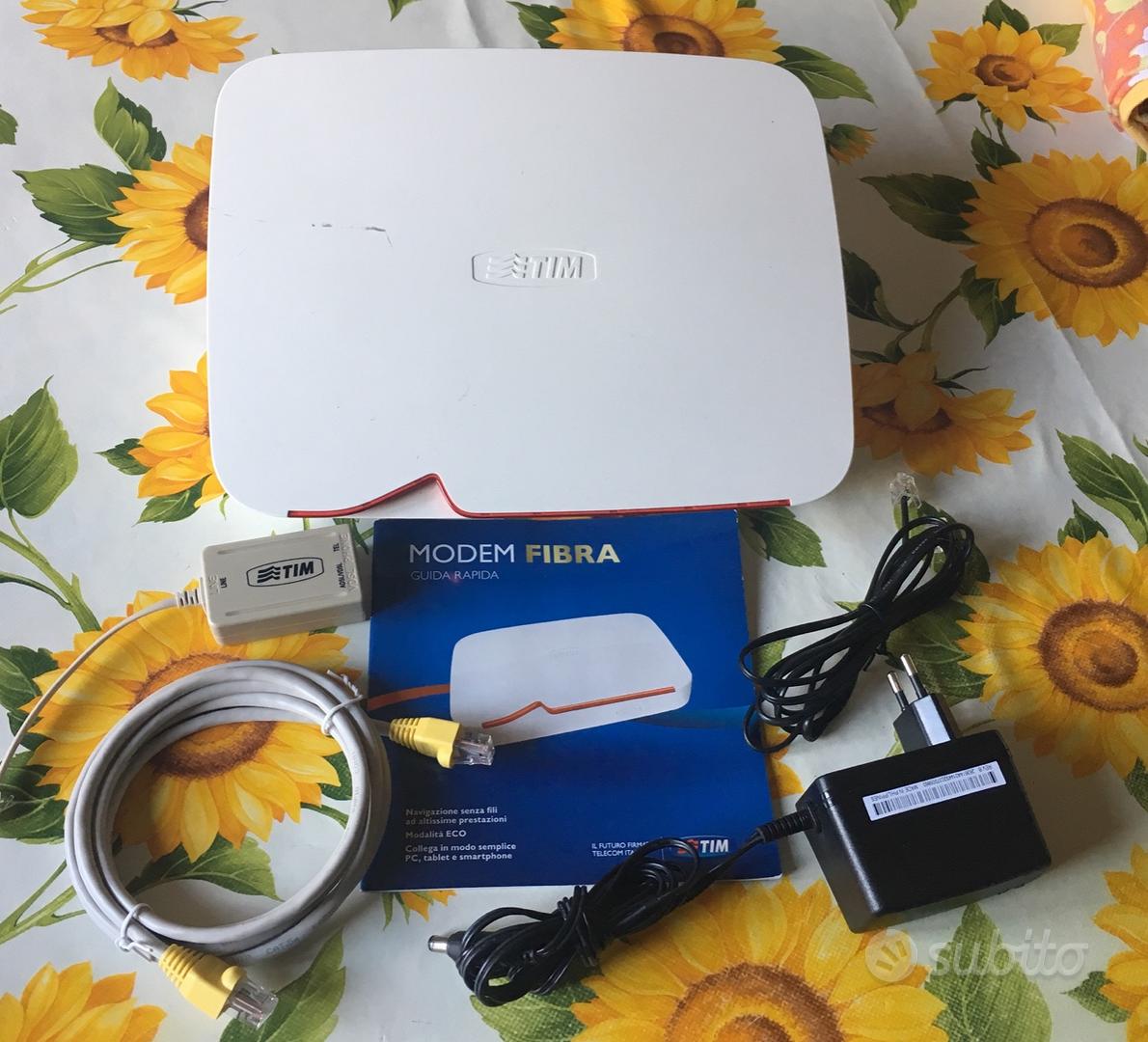 Modem Fibra ADSL TIM baffo rosso - Informatica In vendita a Bologna