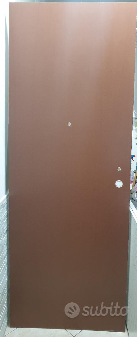 Pannello porta blindata Dierre noce 220x80 - Arredamento e Casalinghi ...