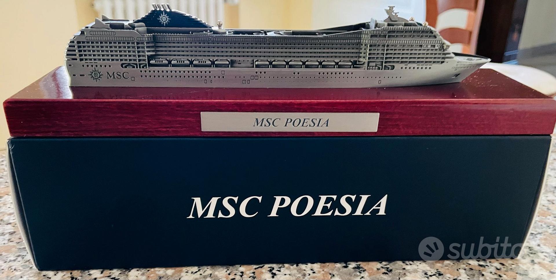 Modellino nave Msc Poesia 2025 - Collezionismo In vendita a Reggio Emilia