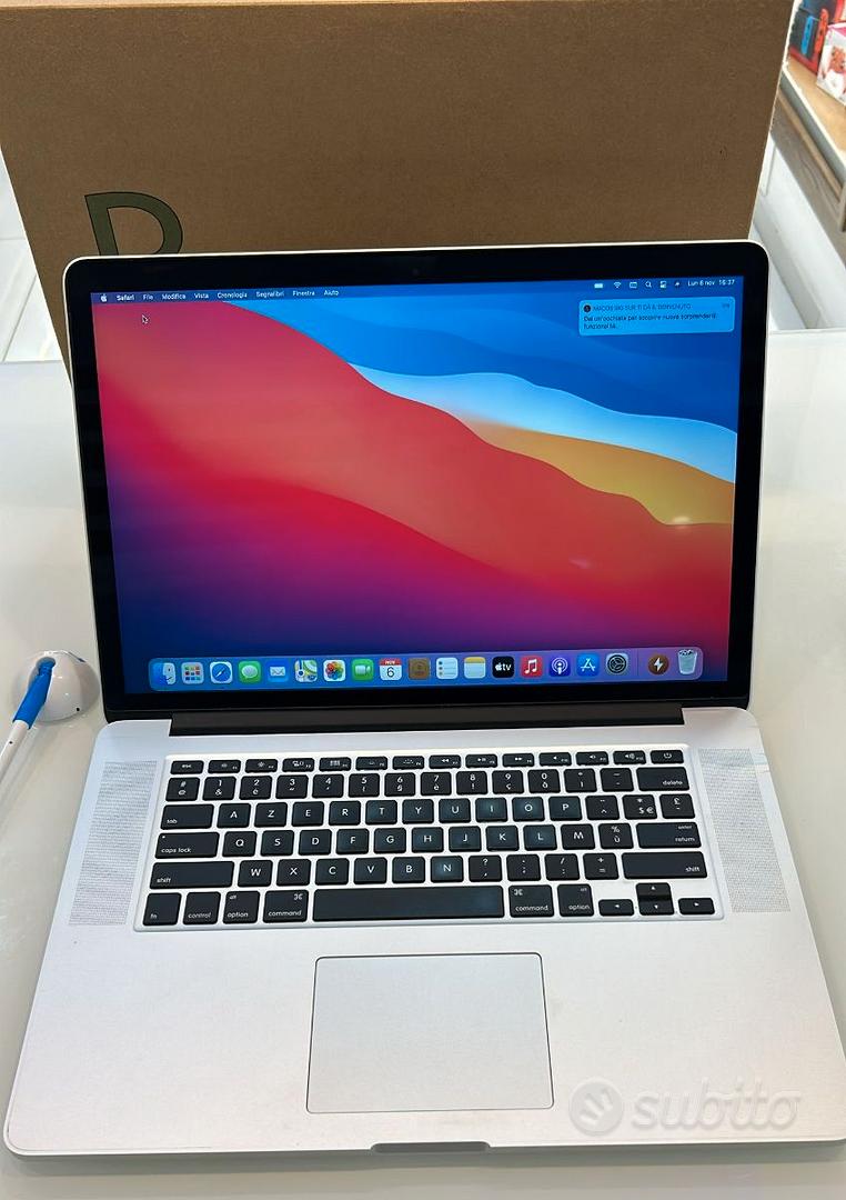 Subito - Handy Phone - Apple Macbook Pro 2015 silver 256 GB - USATO ...