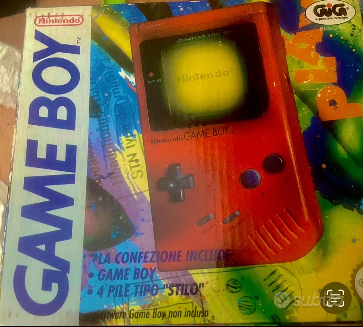 CONSOLE GAME BOY CLASSIC RED GB DMG -01 NINTENDO - Collezionismo In ...