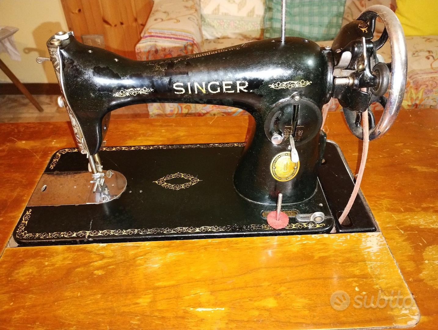 Macchina da cucire SINGER anni '30 - Collezionismo In vendita a Lucca