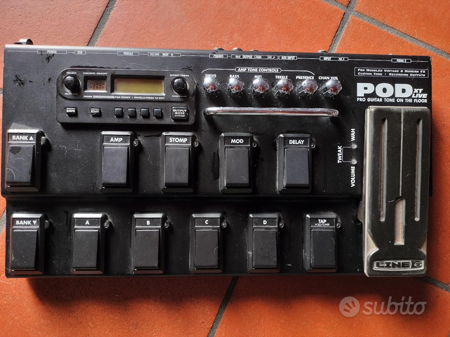 Pedaliera digitale POD XT LIVE, Line 6 - Strumenti Musicali In vendita ...
