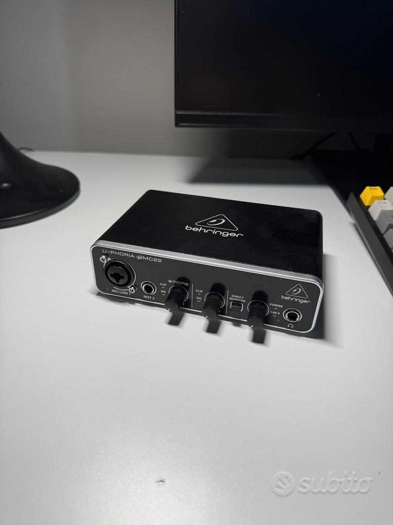 Behringer Uphoria UMC22 - Audio/Video In vendita a Vicenza