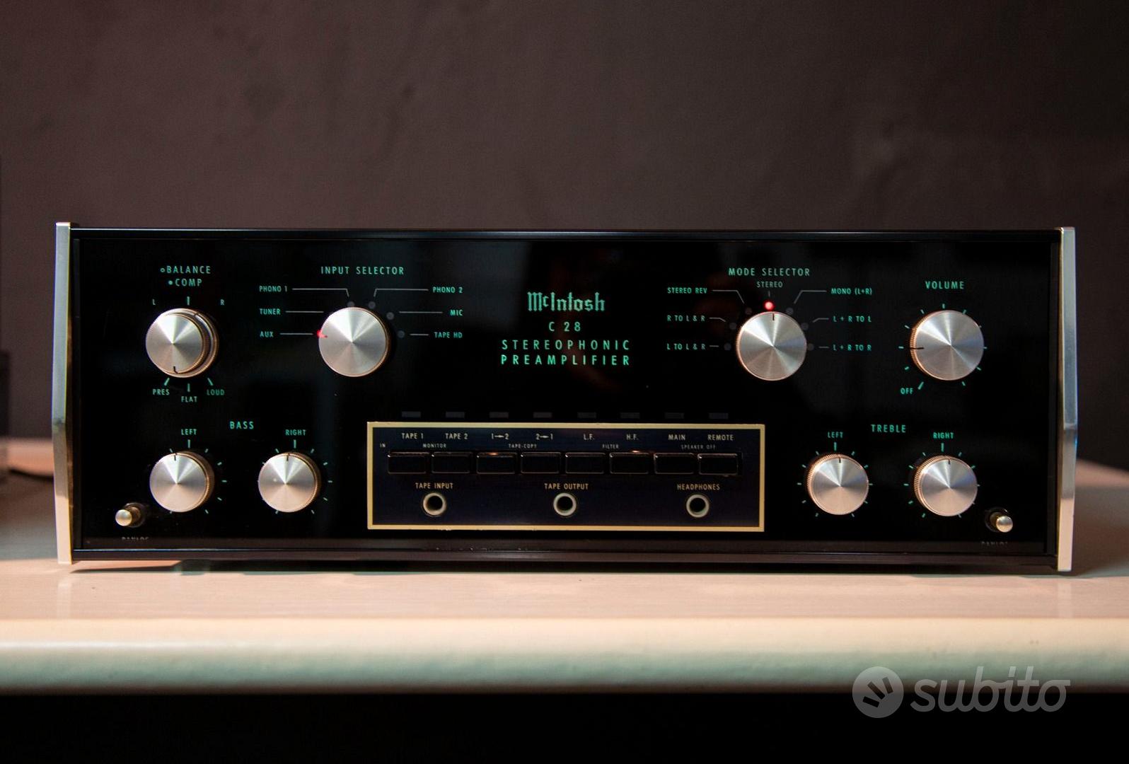 McIntosh C28 + MC2100 - Audio/Video In vendita a Brescia