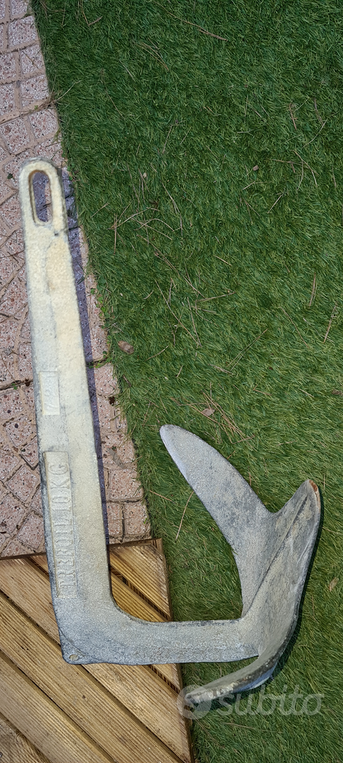 Ancora trefoil 10 kg. acciaio zincato - Nautica In vendita a Firenze