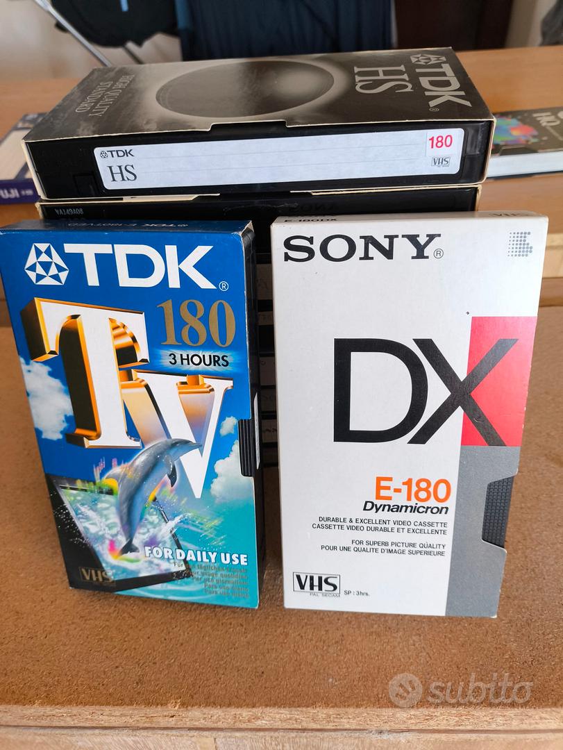 videocassette VHS 180 minuti - Audio/Video In vendita a Bolzano