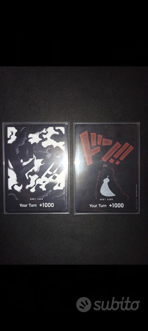 One piece, lotto da 2 carte (Don) op-08/Op 09; NM - Collezionismo In ...