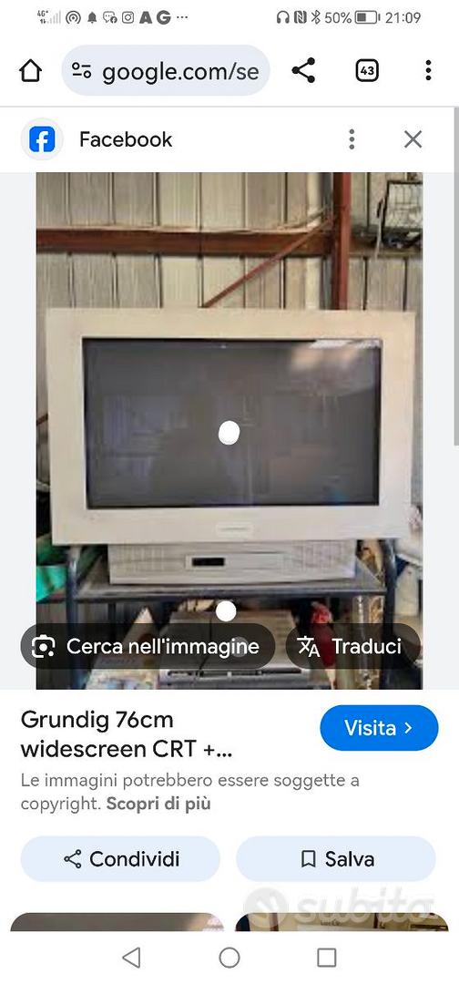 Grundig 76cm widescreen CRT + matching DVD and VHS - Audio/Video In ...