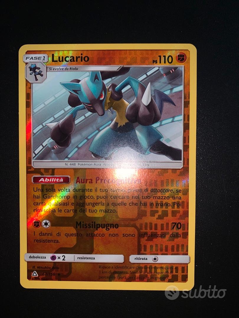 Carta pokemon holo reverse lucario ultraprisma - Collezionismo In ...