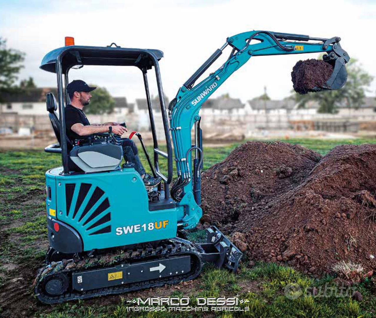 Subito - Marco Dessì Macchine Agricole - MINIESCAVTORE SUNWARD 18.8 ...