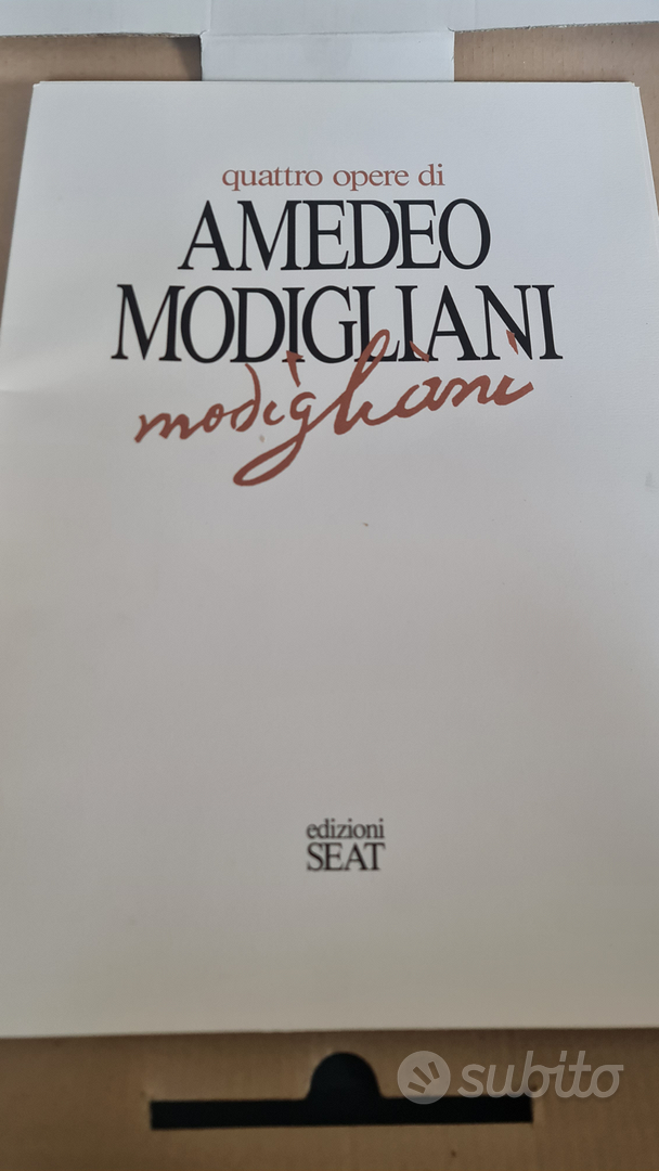 Litografia Amedeo Modigliani Quattro opere - Collezionismo In vendita a ...