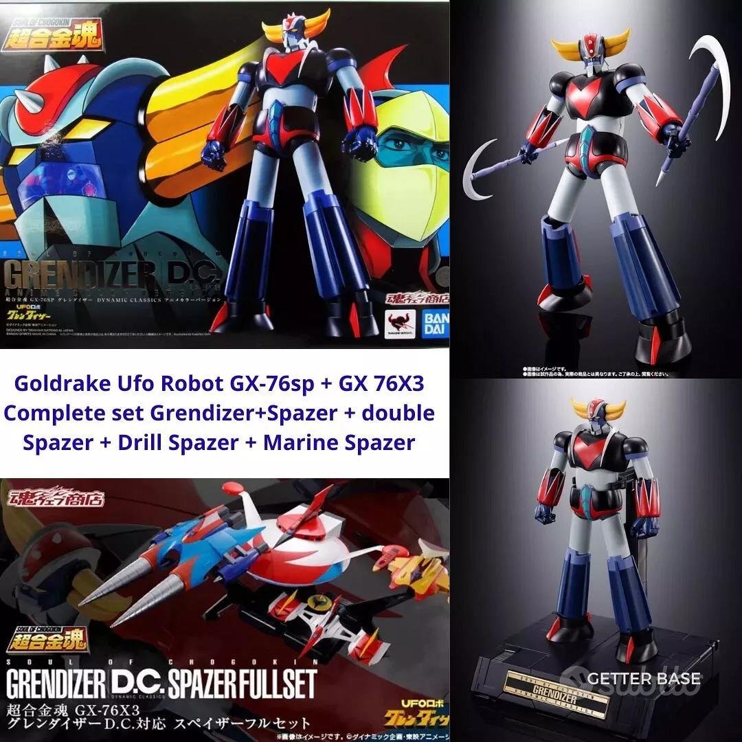 GOLDRAKE UFO ROBOT GX-76sp + SPAZER SET COMPLETO - Collezionismo In vendita a Napoli