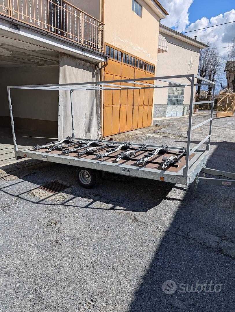 rimorchio auto centinato ribaltabile - Accessori Auto In vendita a Cuneo