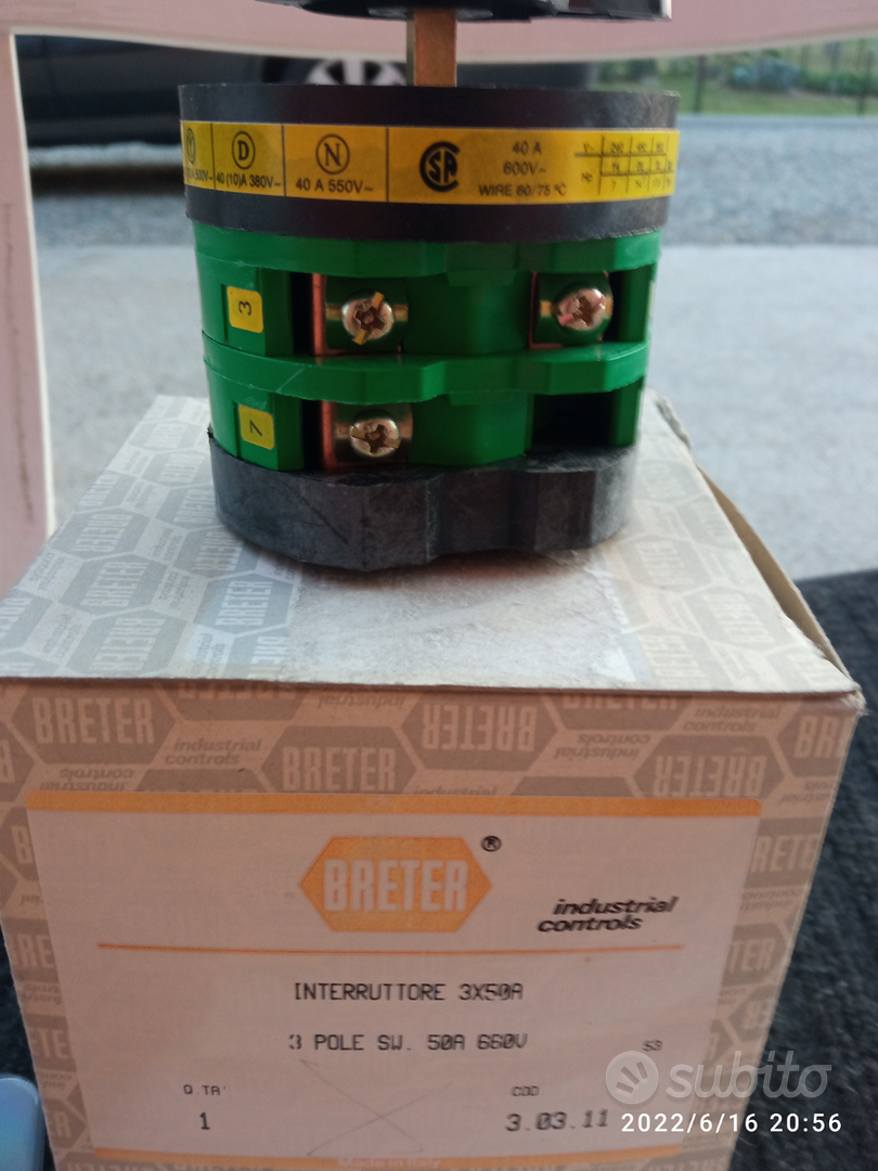 Interruttore BRETER - Elettrodomestici In vendita a Vercelli