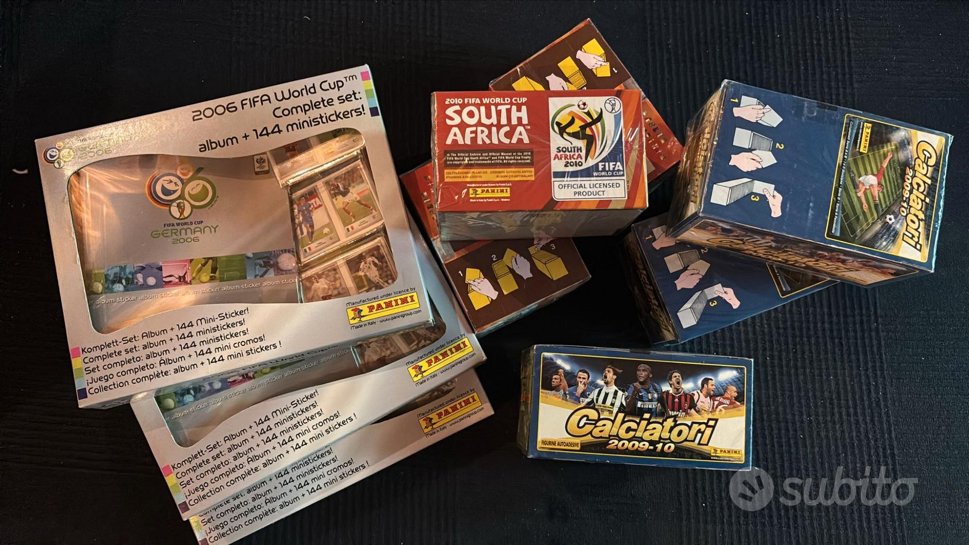 Box di Figurine Panini Calciatori e Mondiali - Collezionismo In vendita ...