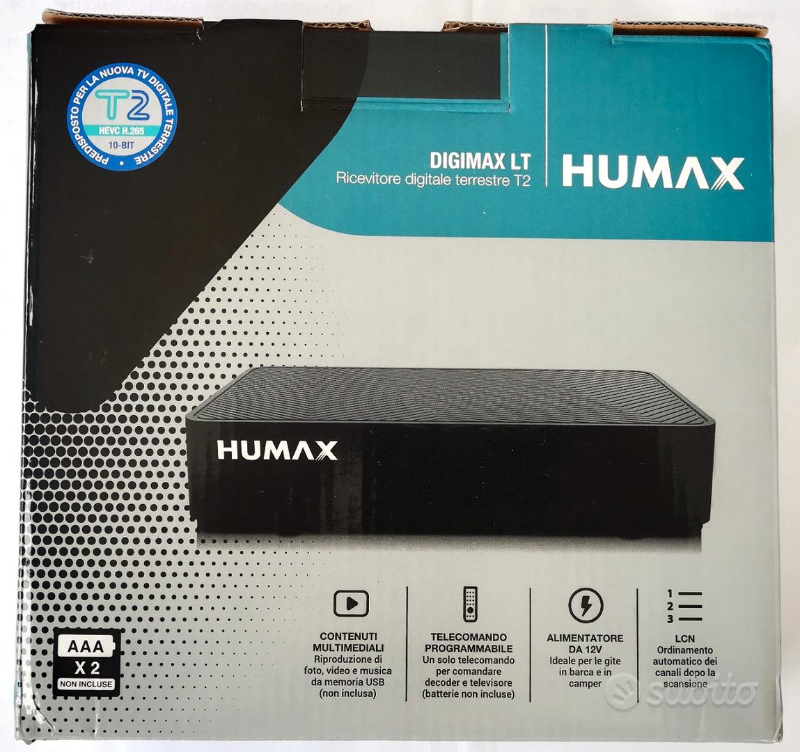 HUMAX-Decoder DVB-T2 DIGMAX LT-HD 2020T2 - Audio/Video In vendita a ...