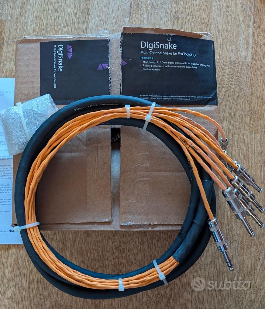 Digidesign Balanced 8 Channel DB25 to 1/4" TRS - Audio/Video In vendita ...