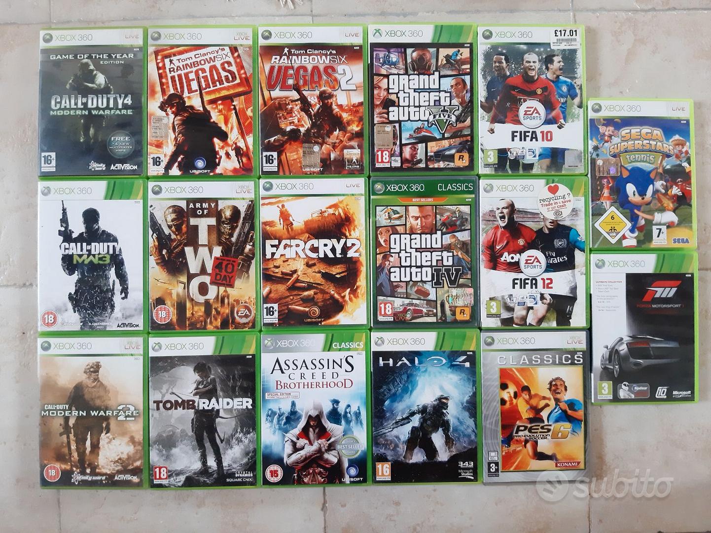 17 giochi per Xbox 360 - Console e Videogiochi In vendita a Roma