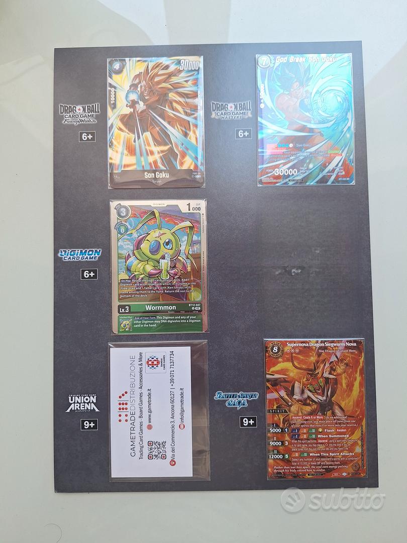 Blister Promo Dragon Ball Digimon lucca comics 24 - Collezionismo In ...