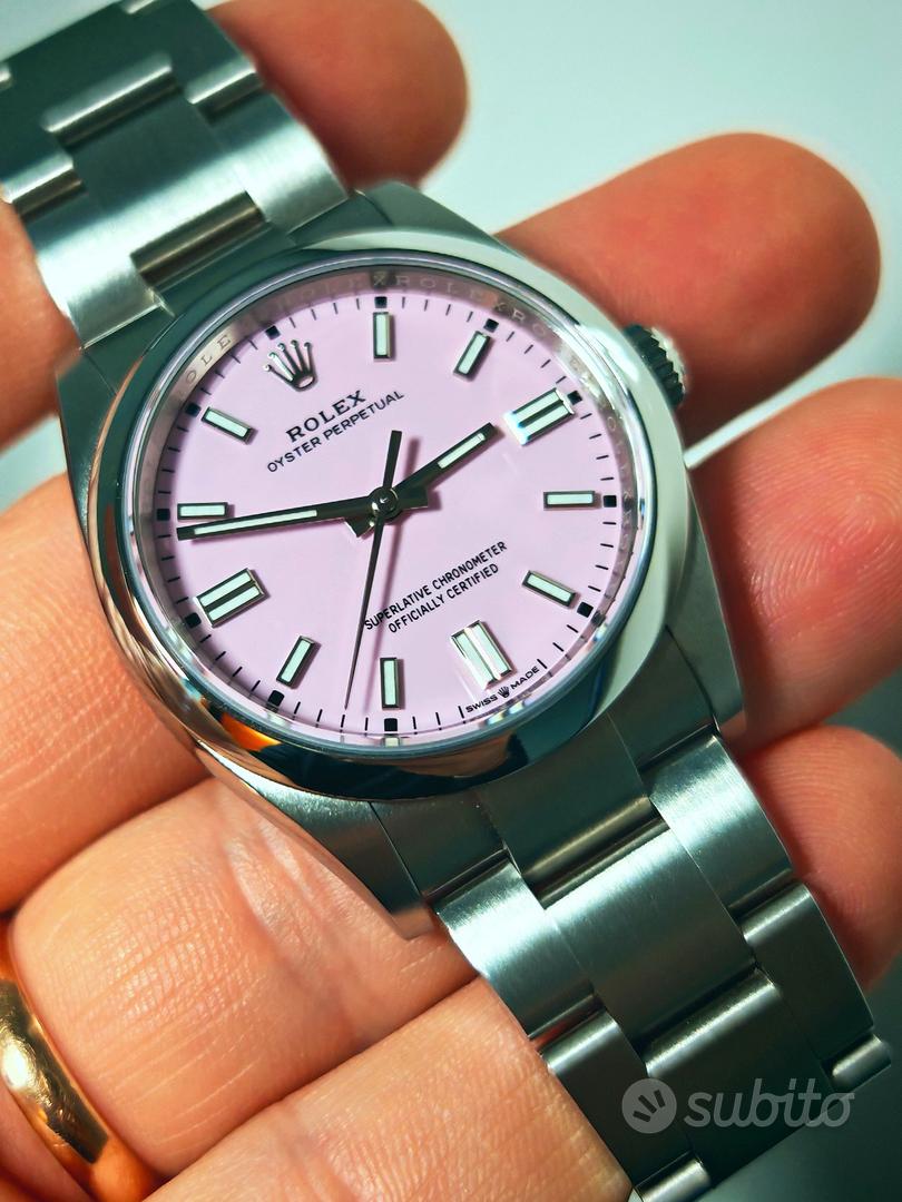 Rolex OP 36 rosa Candy Pink 126000 nuovo 2026 full - Abbigliamento e ...
