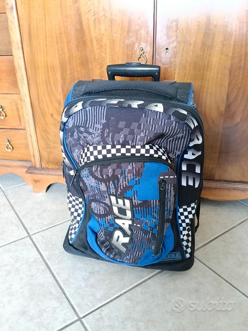 Zaino trolley scuola grande rotelle e spallacci - Abbigliamento e ...