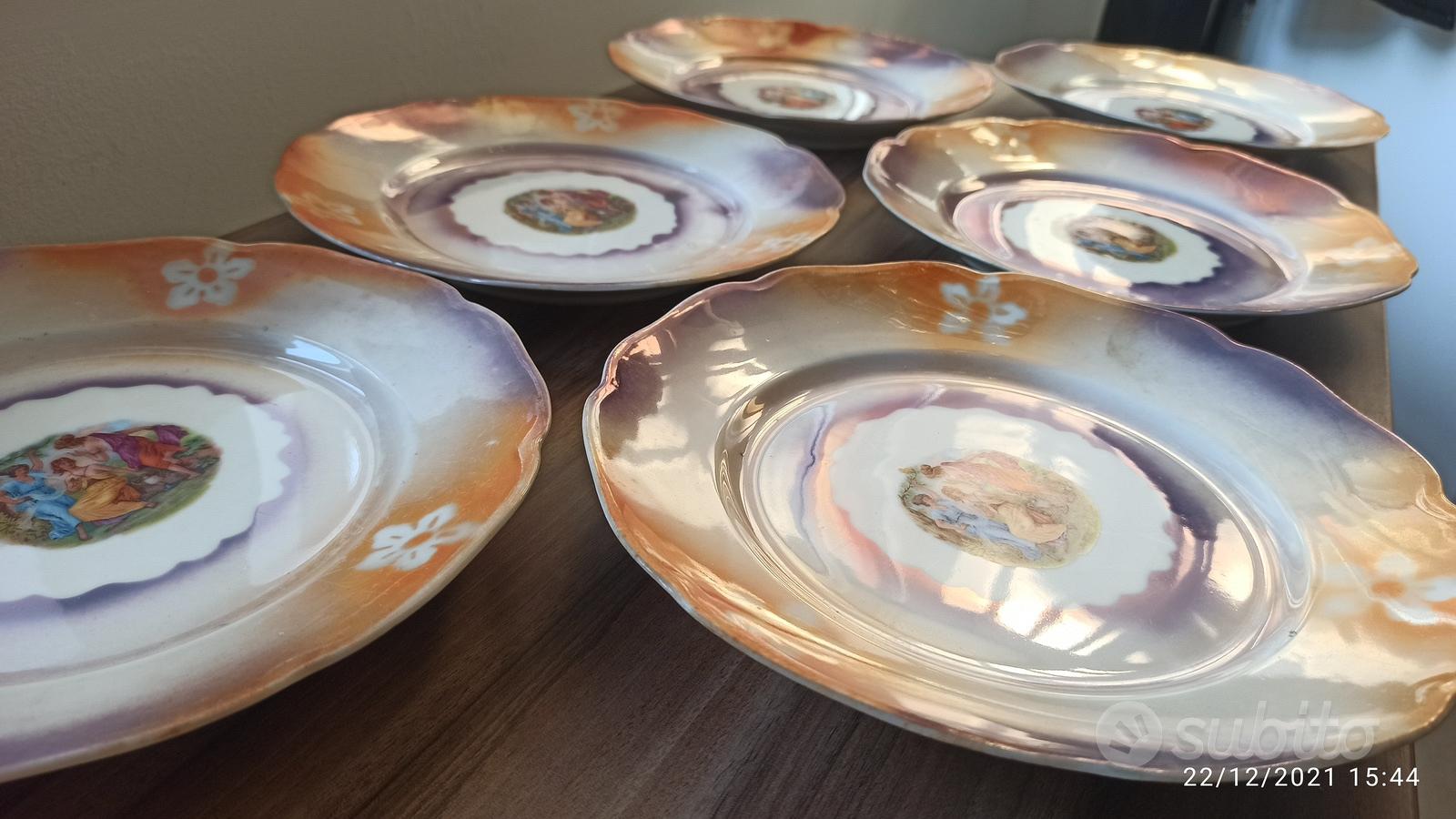 6 Piatti collezione Richard Ginori anni ‘30 - Collezionismo In vendita ...