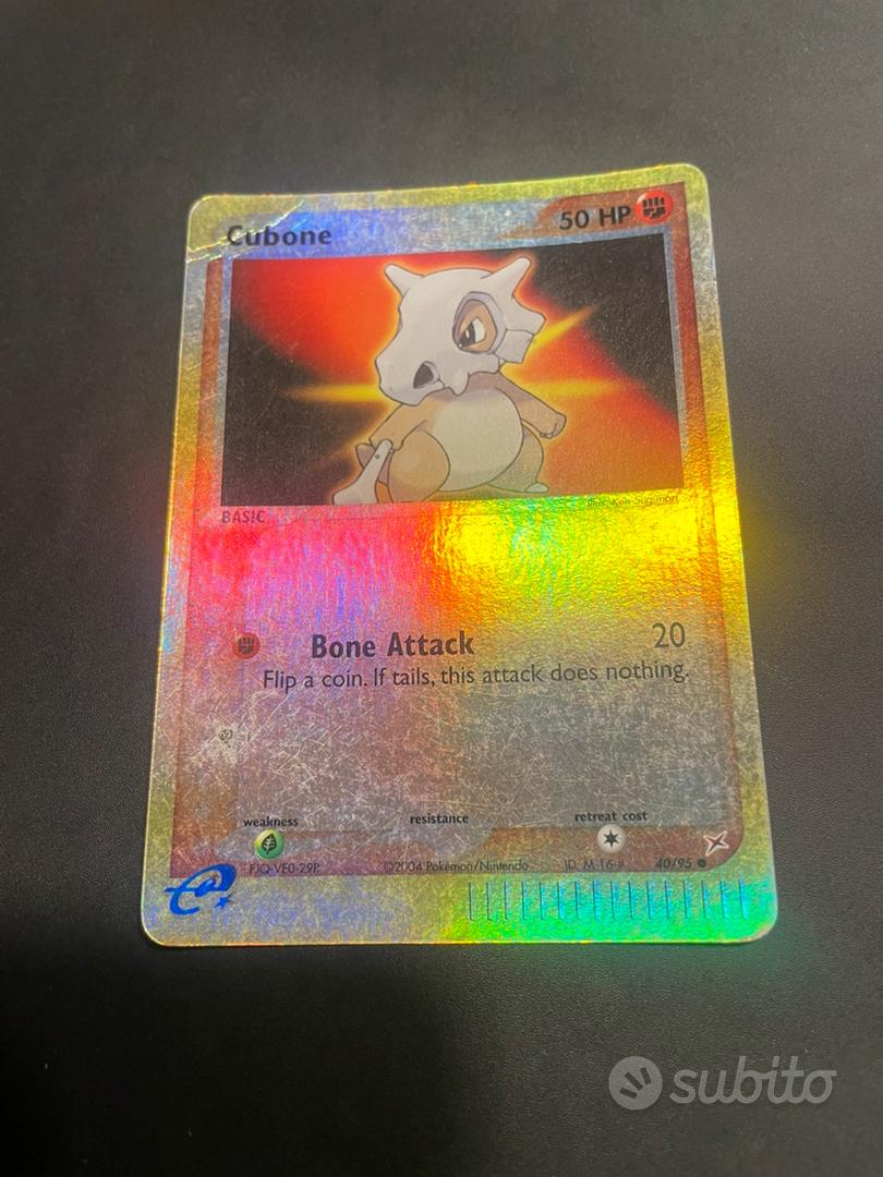 Carta pokemon vintage cubone reverse holo - Collezionismo In vendita a ...