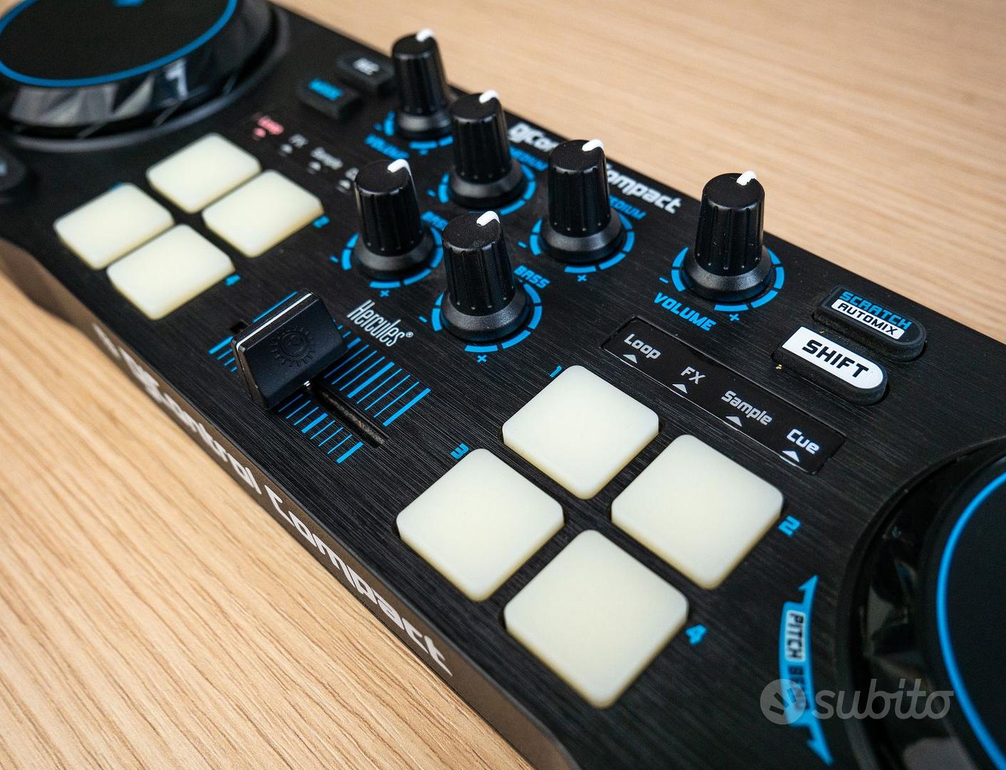 Hercules DJControl Compact - Audio/Video In vendita a Monza e della Brianza