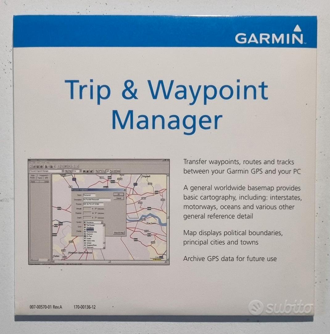 Garmin Trip & Waypoint Manager CD originale - Collezionismo In vendita ...