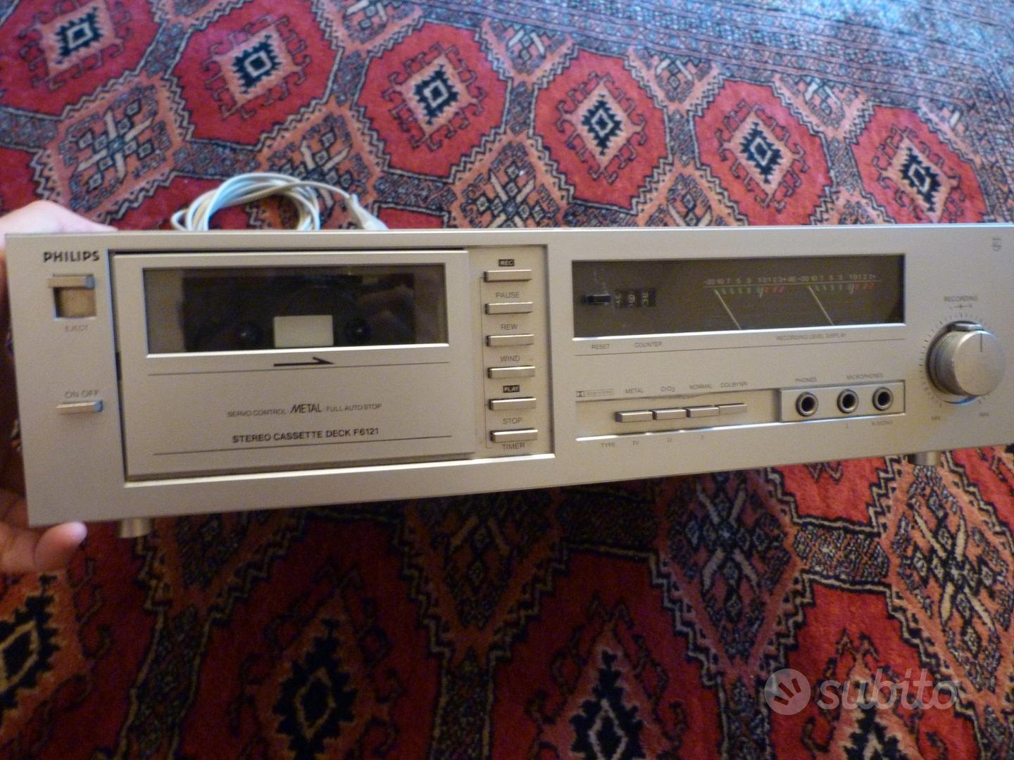 Philips stereo cassette deck F6121 - Audio/Video In vendita a Brescia