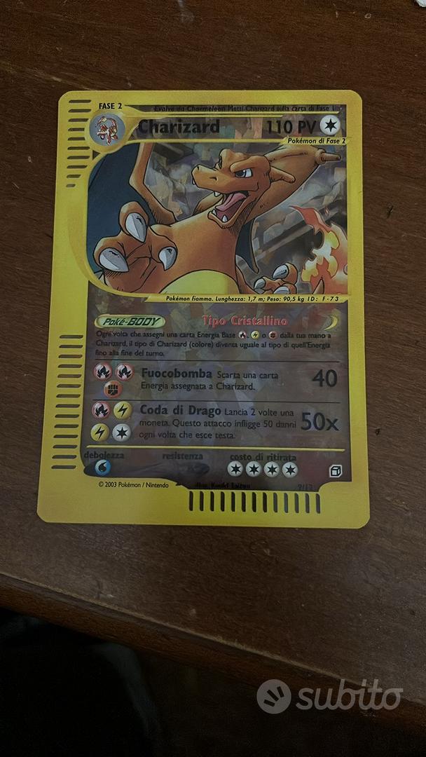 Carta pokemon charizard skyridge box topper - Collezionismo In vendita ...