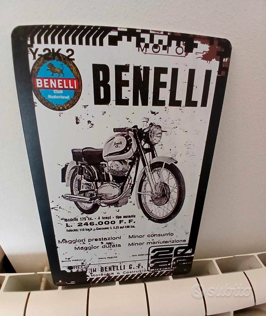 Poster Metallico retrò di Moto BENELLI - Collezionismo In vendita a La ...