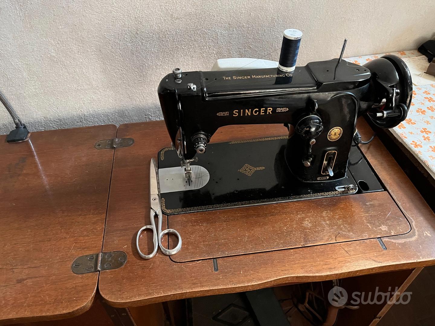 Macchina da cucire SINGER elettrica e manuale - Collezionismo In ...