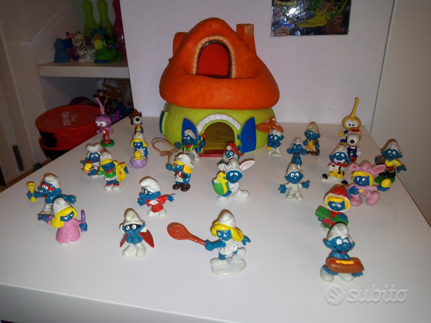 Puffi Grande Casa anni 80 Rara - Collezionismo In vendita a Milano