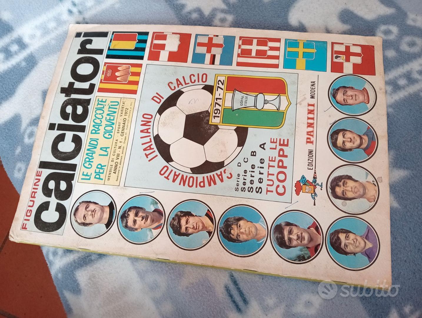 Album figurine calciatori panini 1971 72 - Collezionismo In vendita a Lucca