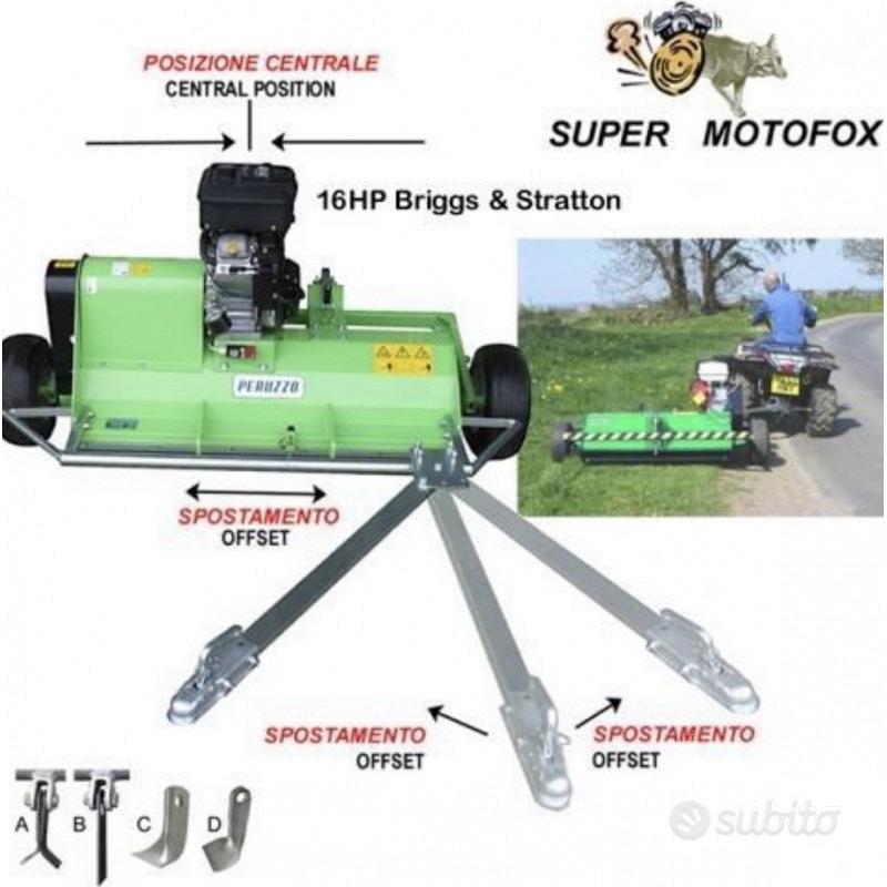 Subito - EMPORIO AGRICOLO - Trinciaerba peruzzo super motofox 1200-18hp ...
