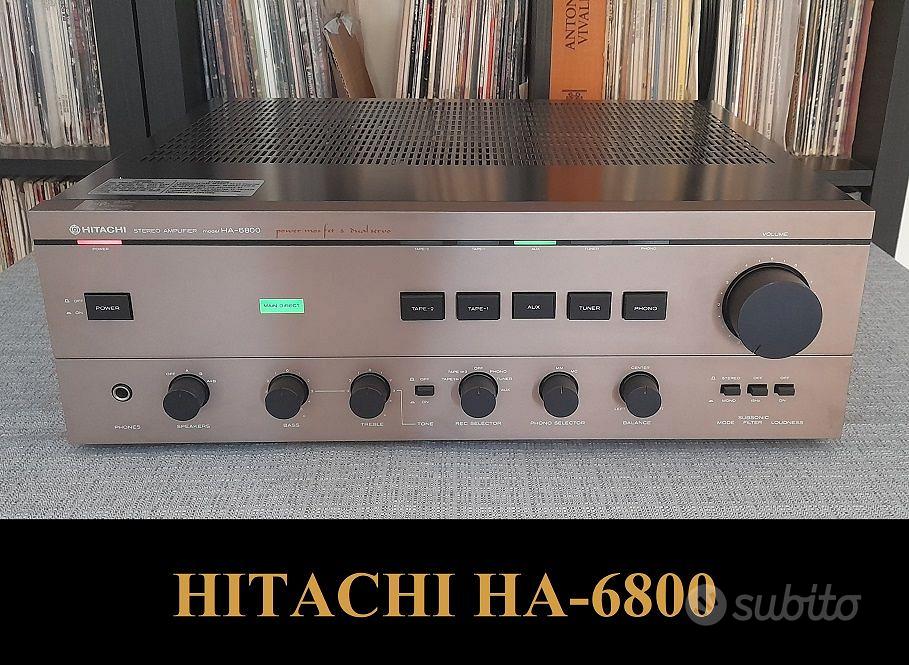 amplificatore mosfet Hitachi HA 6800 da 70+70W RMS - Audio/Video In ...