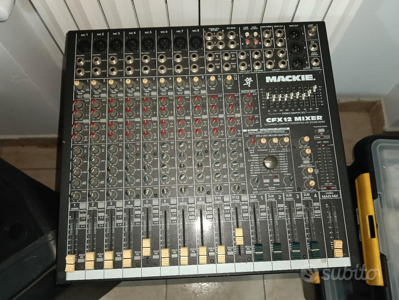 mixer mackie cfx12 made in usa con effetti - Strumenti Musicali In ...