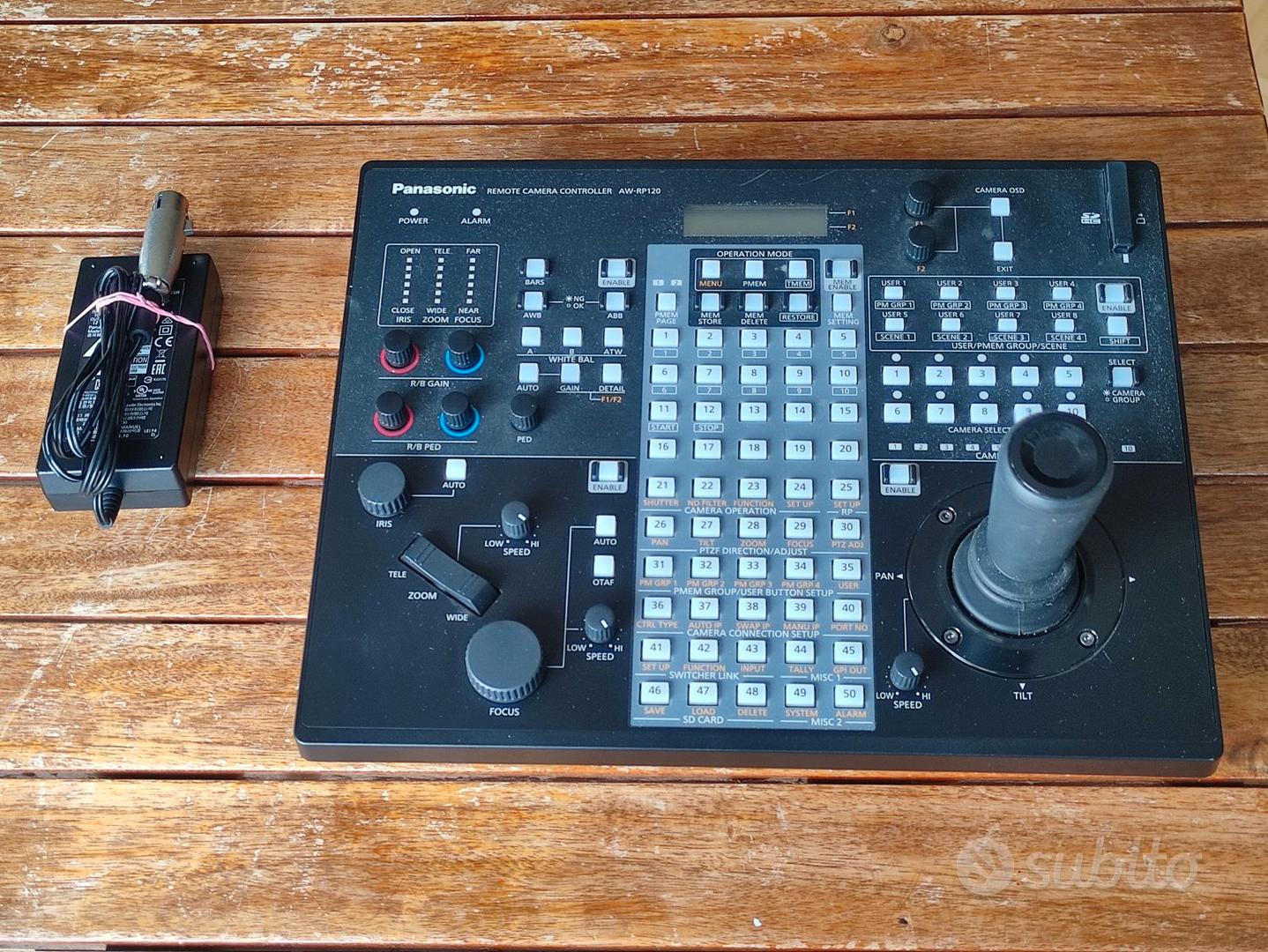 Panasonic AW RP120 IP Controller x PTZ Telecamere - Audio/Video In ...