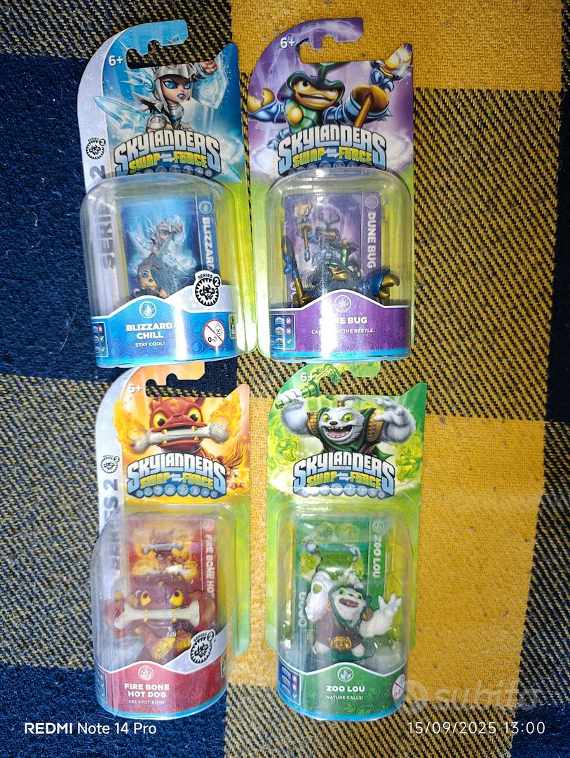 lotto4 Skylanders swap force fire bone hot dog new - Collezionismo In ...